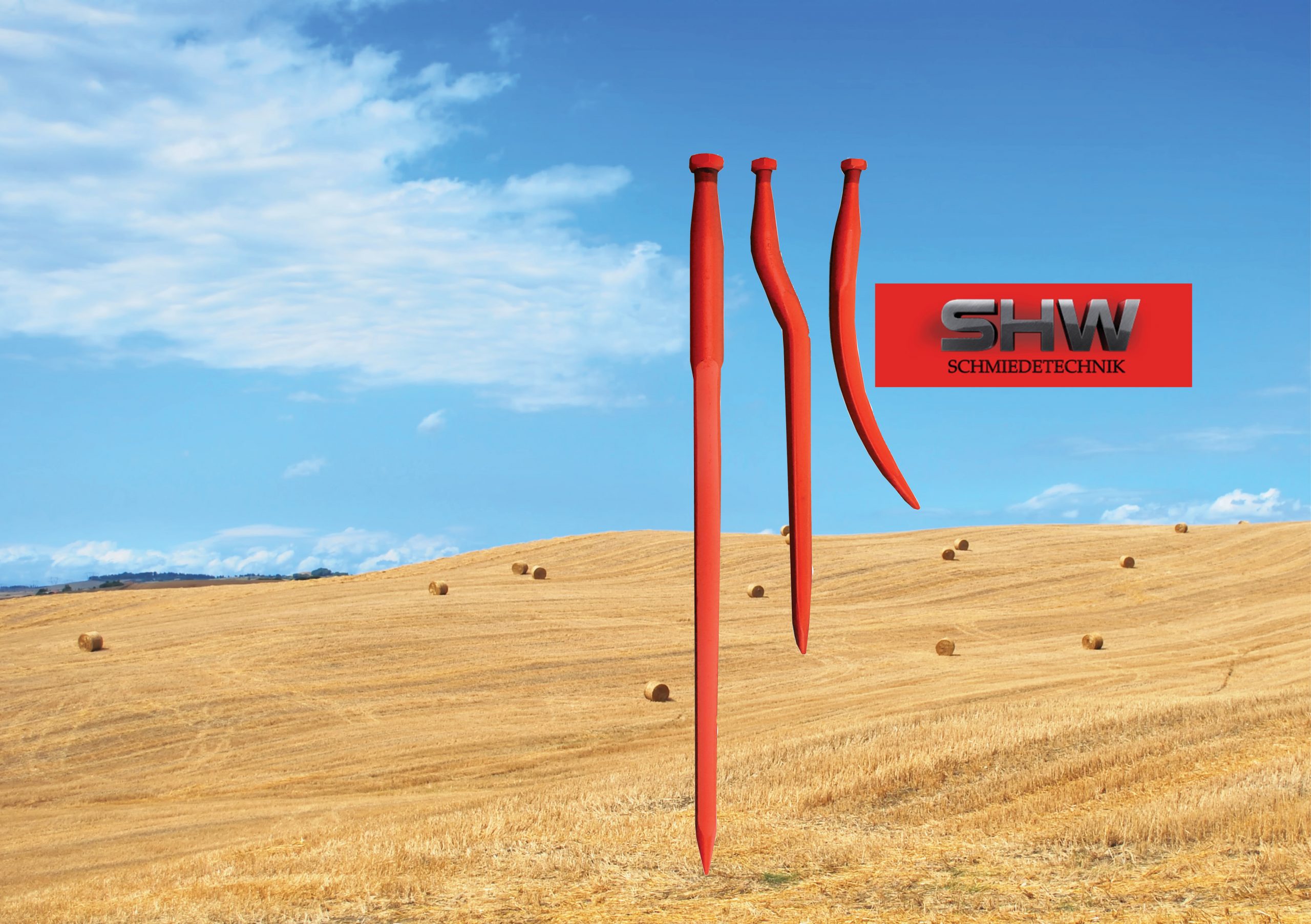 1250mm STRAIGHT SPIKE & SLEEVE - Vin Rowe Farm Machinery